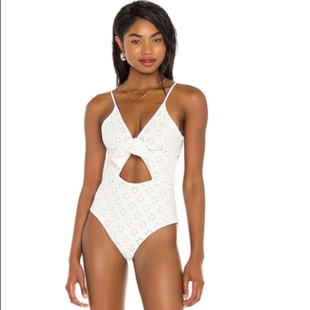 One Piece Eyelet Swimsuit Tularosa - Gem